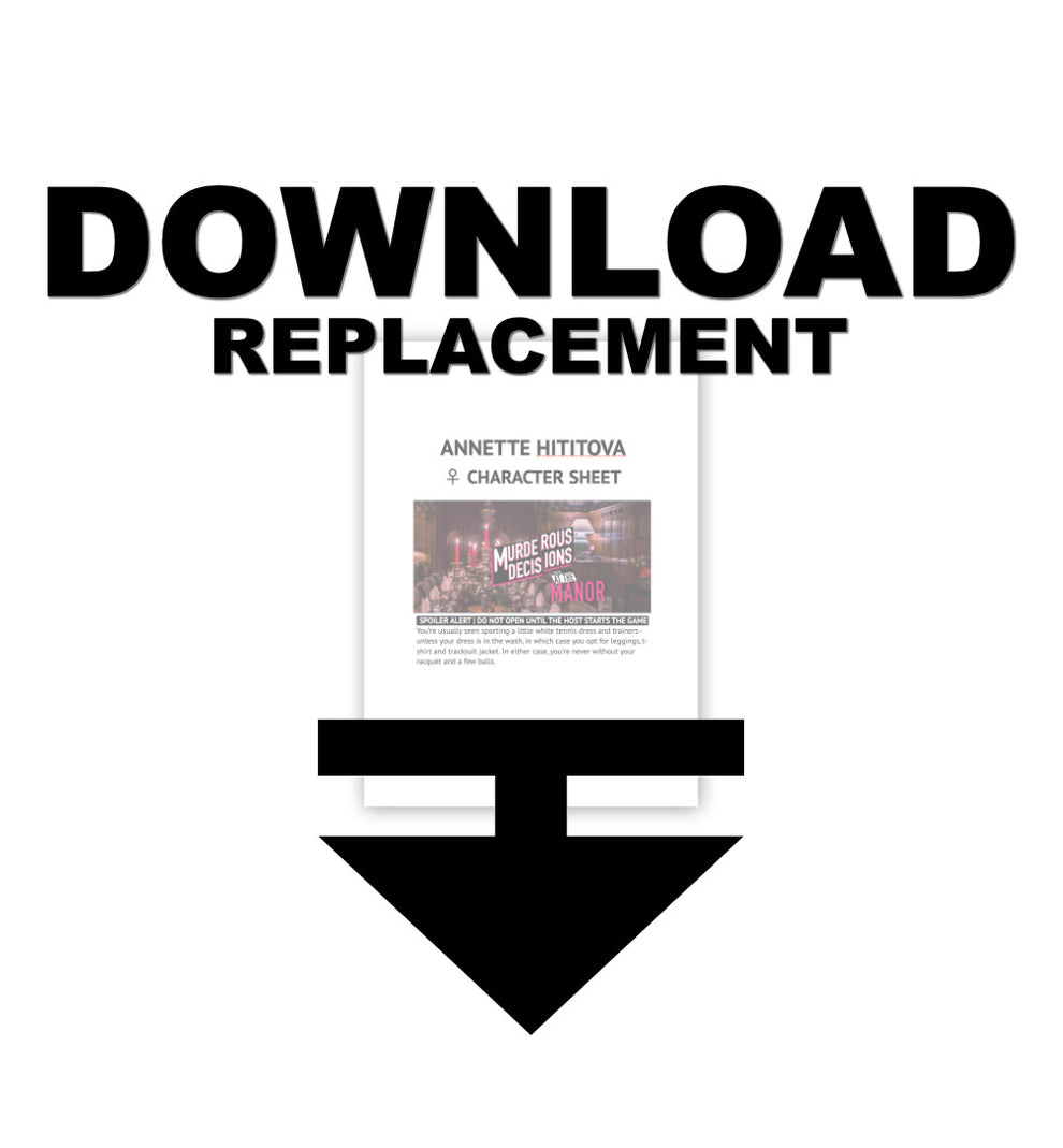 Inspector Denaux (2024) Character Sheet [Download] – Murder Mystery Store